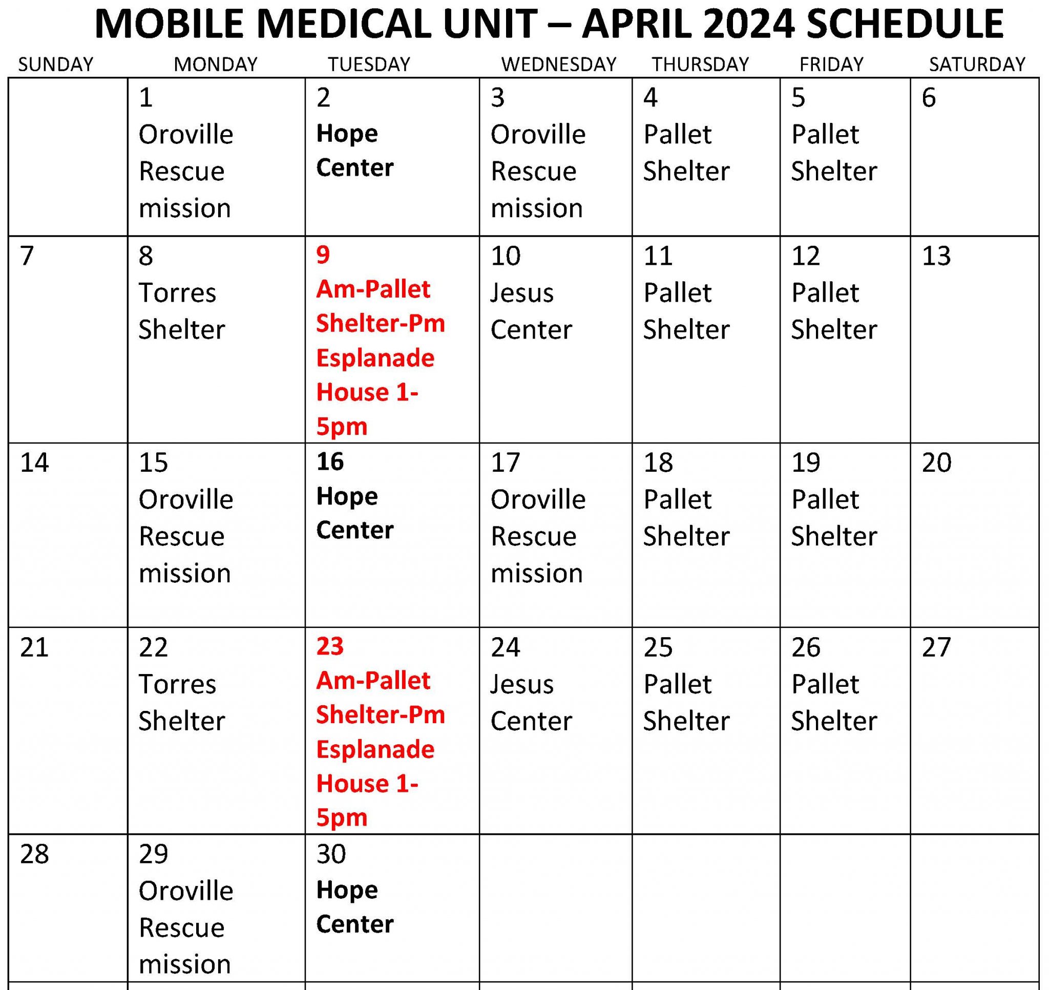 Mobile Medical Unit Butte County - Ampla Health- Medical and Dental ...