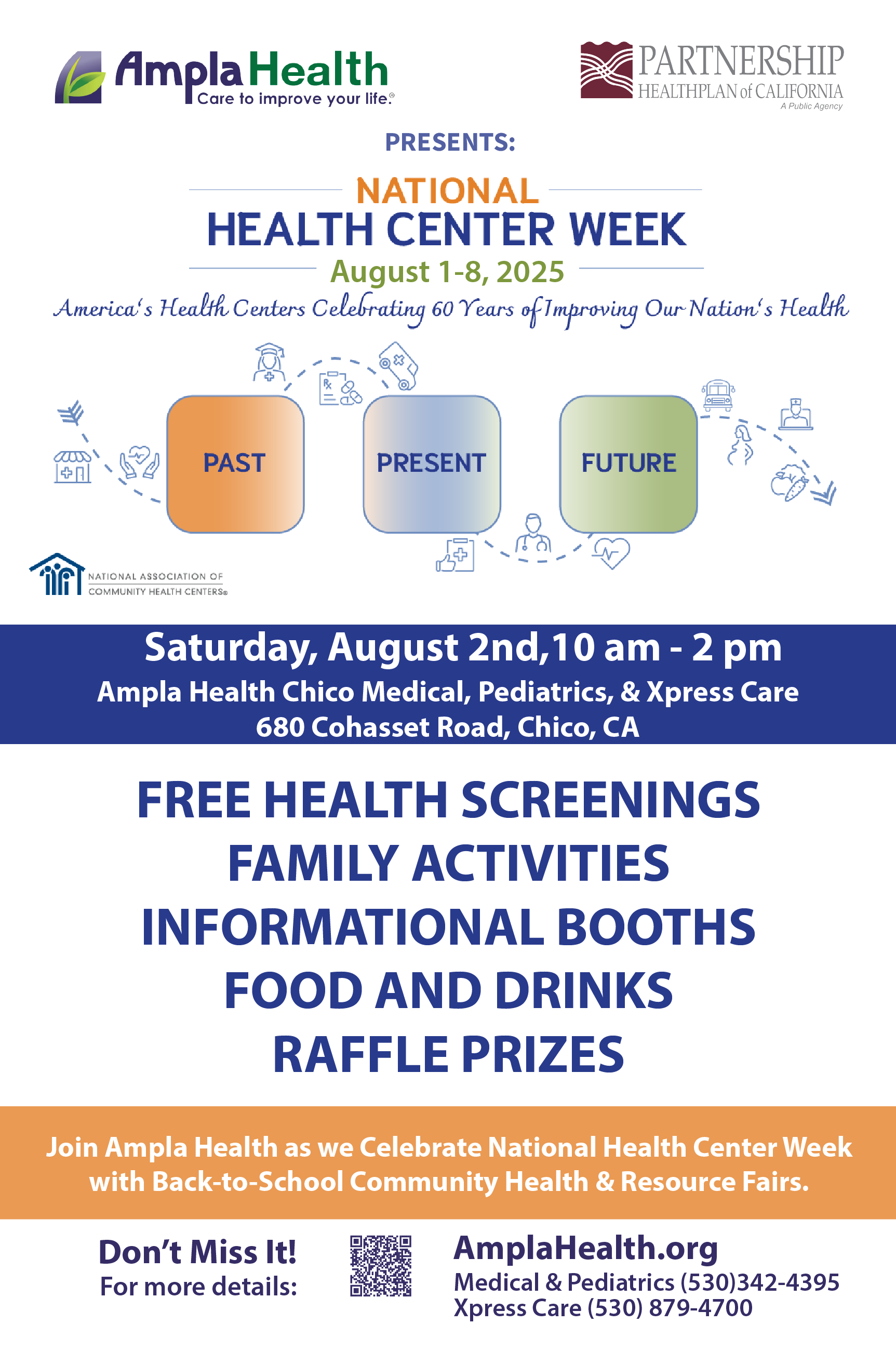NATIONAL HEALTH CENTER WEEK AT AMPLA HEALTH CHICO MEDICAL, PEDIATRICS ...